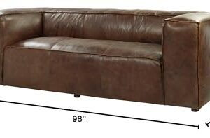 ACME Brancaster Sofa - - Retro Brown Top Grain Leather