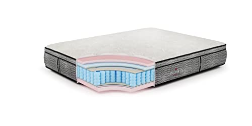 Mattress America Frost 13 Inch Hybrid Pocket Coil Pillow Top Mattress Gel Infused Memory Foam Full