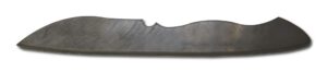 rmp knife making blank - 1095 high carbon annealed steel, hunter knife, ready to finish, raw edge,