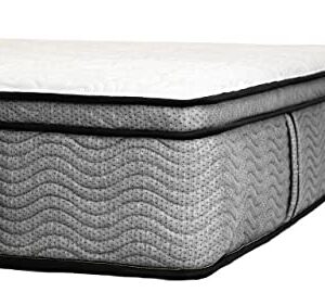 Mattress America Frost 13 Inch Hybrid Pocket Coil Pillow Top Mattress Gel Infused Memory Foam Full