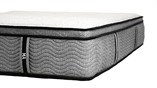 Mattress America Frost 13 Inch Hybrid Pocket Coil Pillow Top Mattress Gel Infused Memory Foam Full