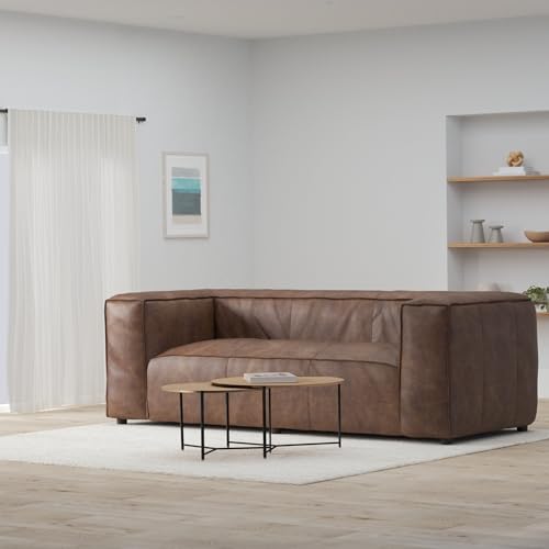 ACME Brancaster Sofa - - Retro Brown Top Grain Leather