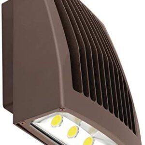 Hubbell Outdoor Lighting SG2-50-PCU SG Sling Series Slender wallpack/floodlight, 51W, 120-277V, 5000K, Bronze