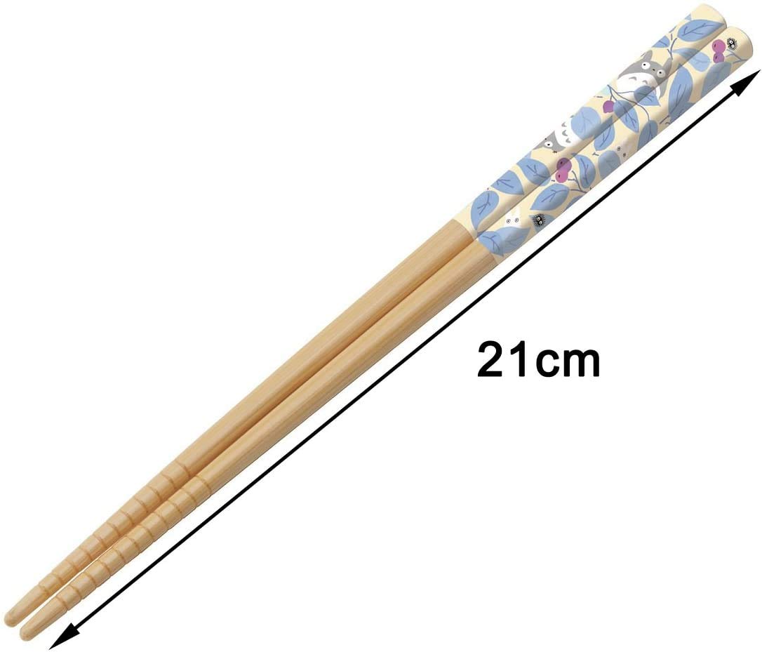 My Neighbor Totoro: Bamboo Chopstick -Anti-Slip Grip for Ease of Use - Authentic Japanese Design - Lightweight, Durable and Convenient (Tree Nuts)