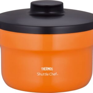 THERMOS Vacuum Warm Cooker"Shuttle Chef" KBJ-3000 OR (Orange)【Japan Domestic genuine products】