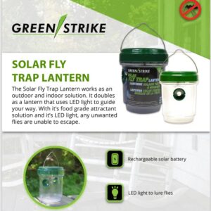 GREENSTRIKE 10050 Solar Decorative Led Fly Trap Lantern