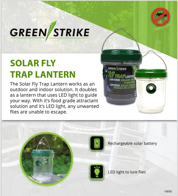 GREENSTRIKE 10050 Solar Decorative Led Fly Trap Lantern