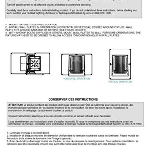 Hubbell Outdoor Lighting SG2-50-PCU SG Sling Series Slender wallpack/floodlight, 51W, 120-277V, 5000K, Bronze