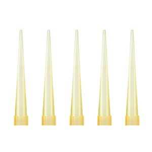 eowpower 1000 pieces clear yellow 200 ul laboratory lab plastic liquid pipette pipettor tips