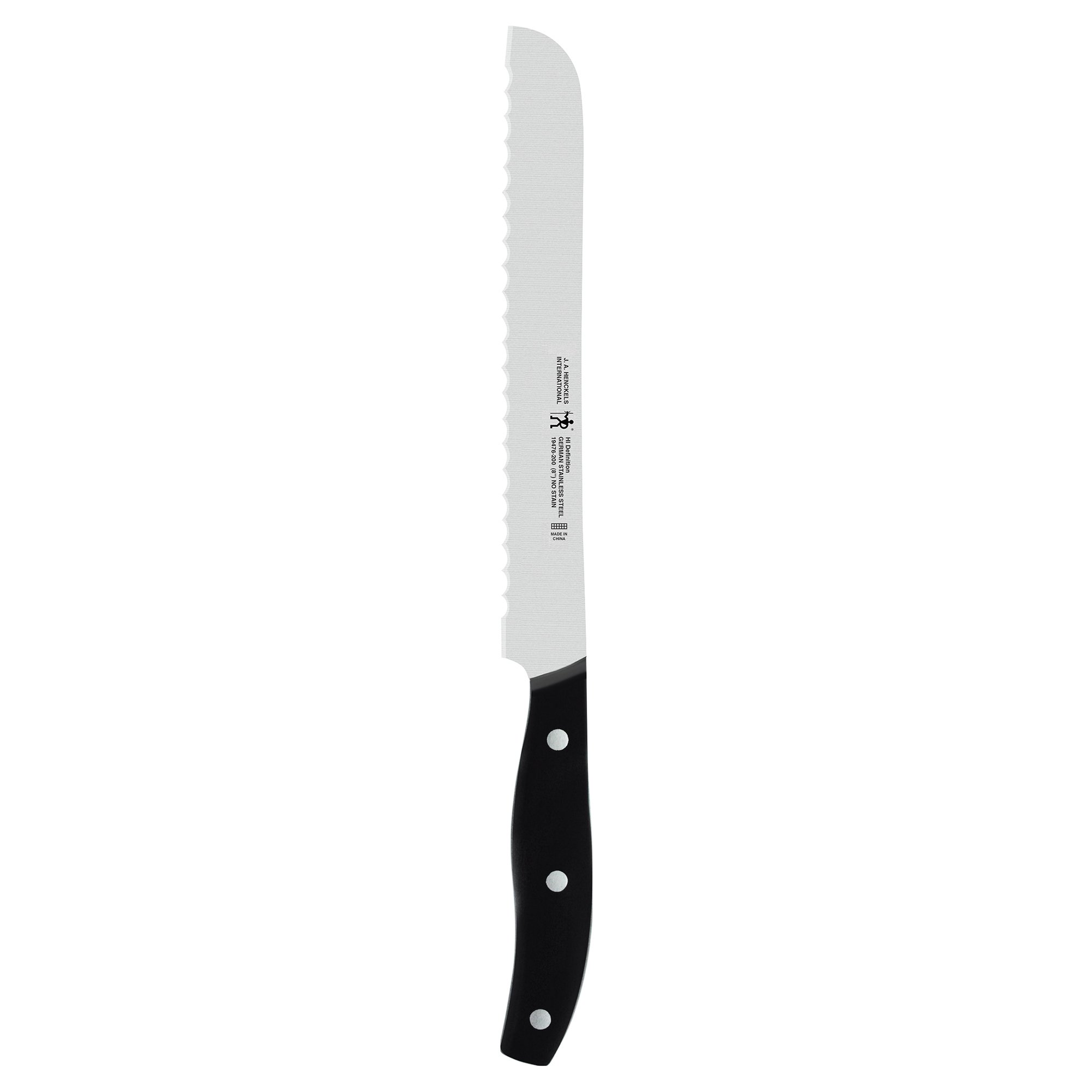 HENCKELS Knives Bread Knife, 8", Stainless Steel