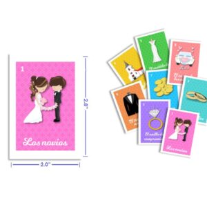 Juego de Lotería para Despedida de Soltera. Bingo for Bridal Shower. (16)