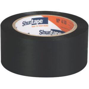 shurtape 202810 vp-410 vinyl film tape: 2" x 36 yd., black