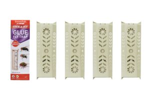 $averpak 4 pack- 4 jt eaton stick-a-fly glue fly stick traps