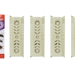 $averPak 4 Pack- 4 JT Eaton Stick-A-Fly Glue Fly Stick Traps