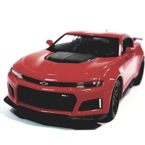 kinsmart 2017 chevrolet chevy camaro zl 1 red color 1:38 diecast model toy car collectible