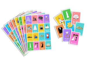 juego de lotería para despedida de soltera. bingo for bridal shower. (16)