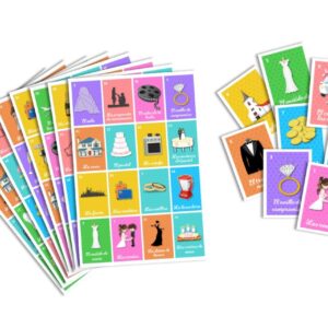 Juego de Lotería para Despedida de Soltera. Bingo for Bridal Shower. (16)