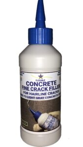 bluestar flexible concrete hairline crack filler (light gray), diy - no special tools needed. fill small cracks in concrete driveways, sidewalks and patios.