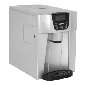 frigidaire efic227-2 in 1 water dispenser with ice maker - 2 size ice cube - lcd display- compact size - silver