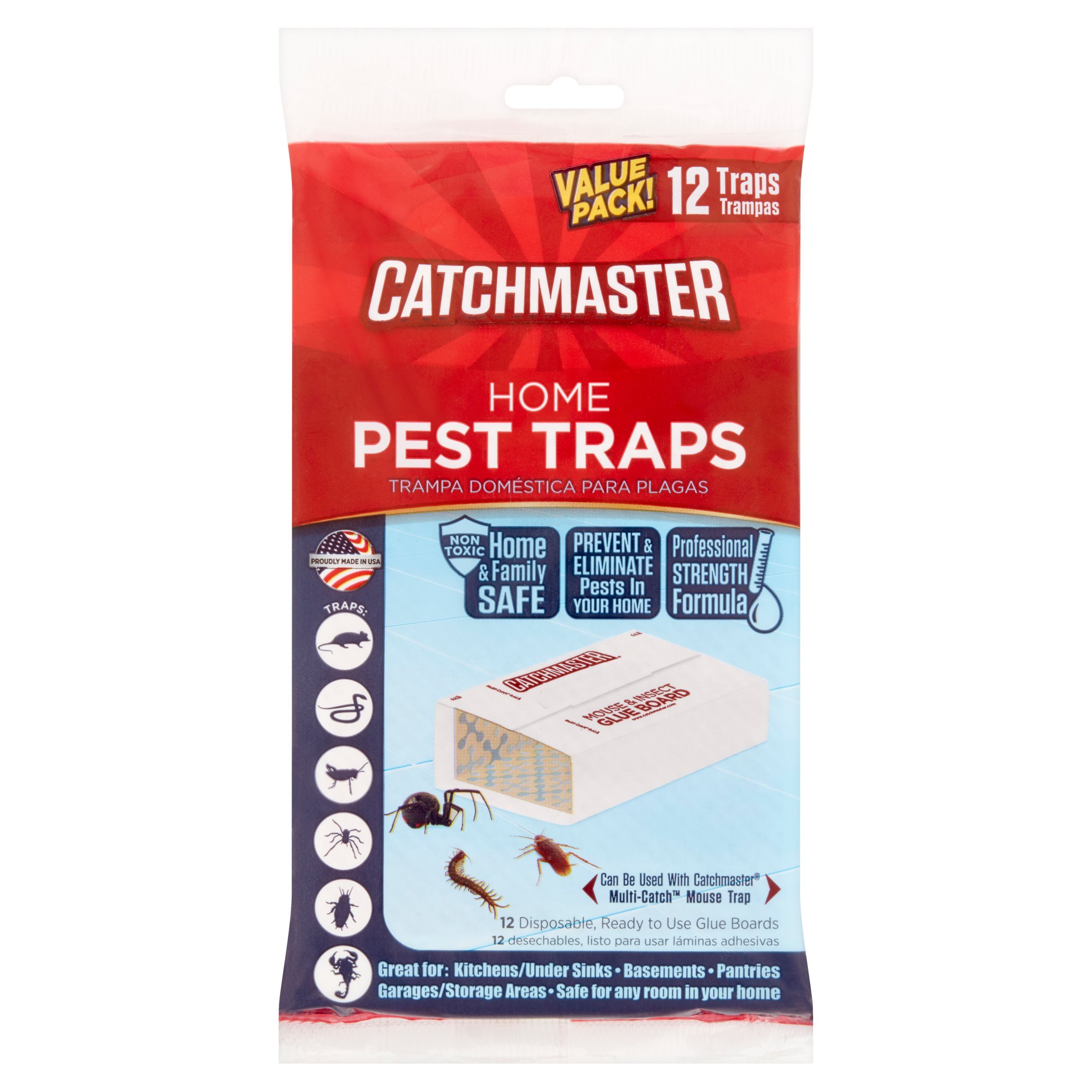 Home Pest Glue Traps, 12-Pk.