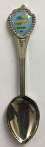 rwanda souvenir spoon 3.5"