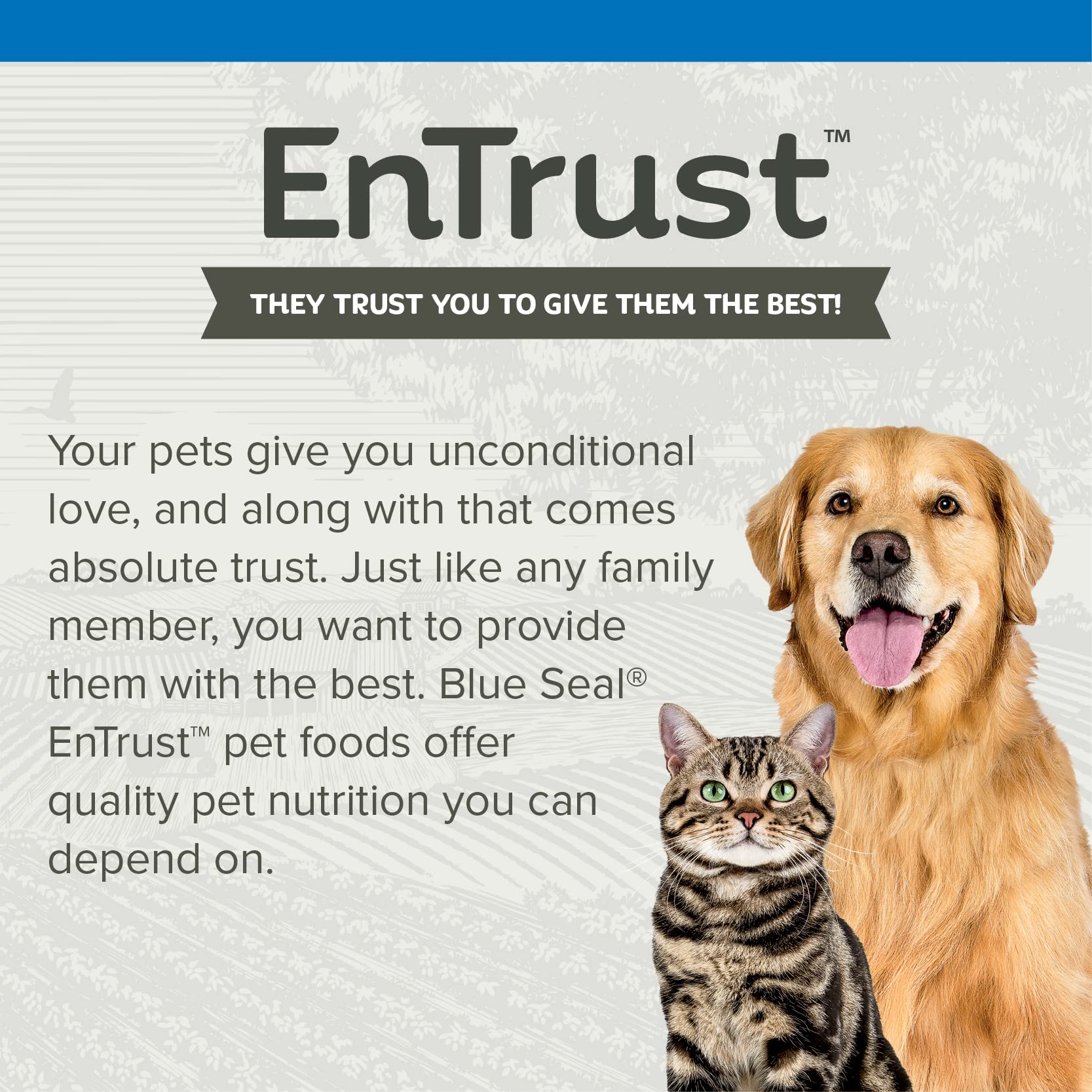 ENTRUST Adult Dog Food | Real Chicken & Barley, Enriched with Super Foods, Antioxidants and Probiotics | No Wheat or Soy | 40 Pound Bag