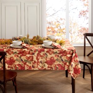 Elrene Home Fashions Harvest-Festival Fall Printed Tablecloth, 60" x 84", Oblong