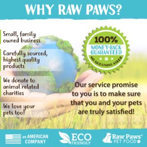 Raw Paws Grain-Free Biscuits for Dogs - Peanut Butter Recipe, 10-oz - Crunchy Dog Treats Made in USA - Corn, Wheat & Soy Free PB Dog Treats - Heart Shaped Puppy Biscuits - Peanut Butter Dog Biscuits