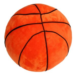 t play basketball plush baby room: soft boys stuffed sports ball pillow - throw decor toys 1-3 year old