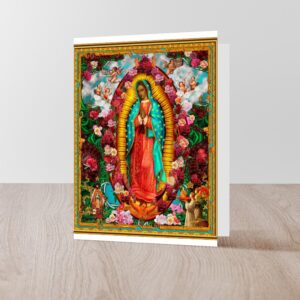 CafePress Our Lady Of Guadalupe Greeting Cards Greeting Card (20-pack), Note Card with Blank Inside, Birthday Card Matte