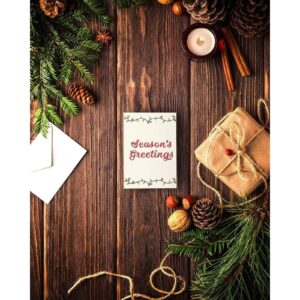 36 Pack Christmas Cards with Envelopes 4x6, Happy Holidays, Seasons Greetings, 6 Lights Designs