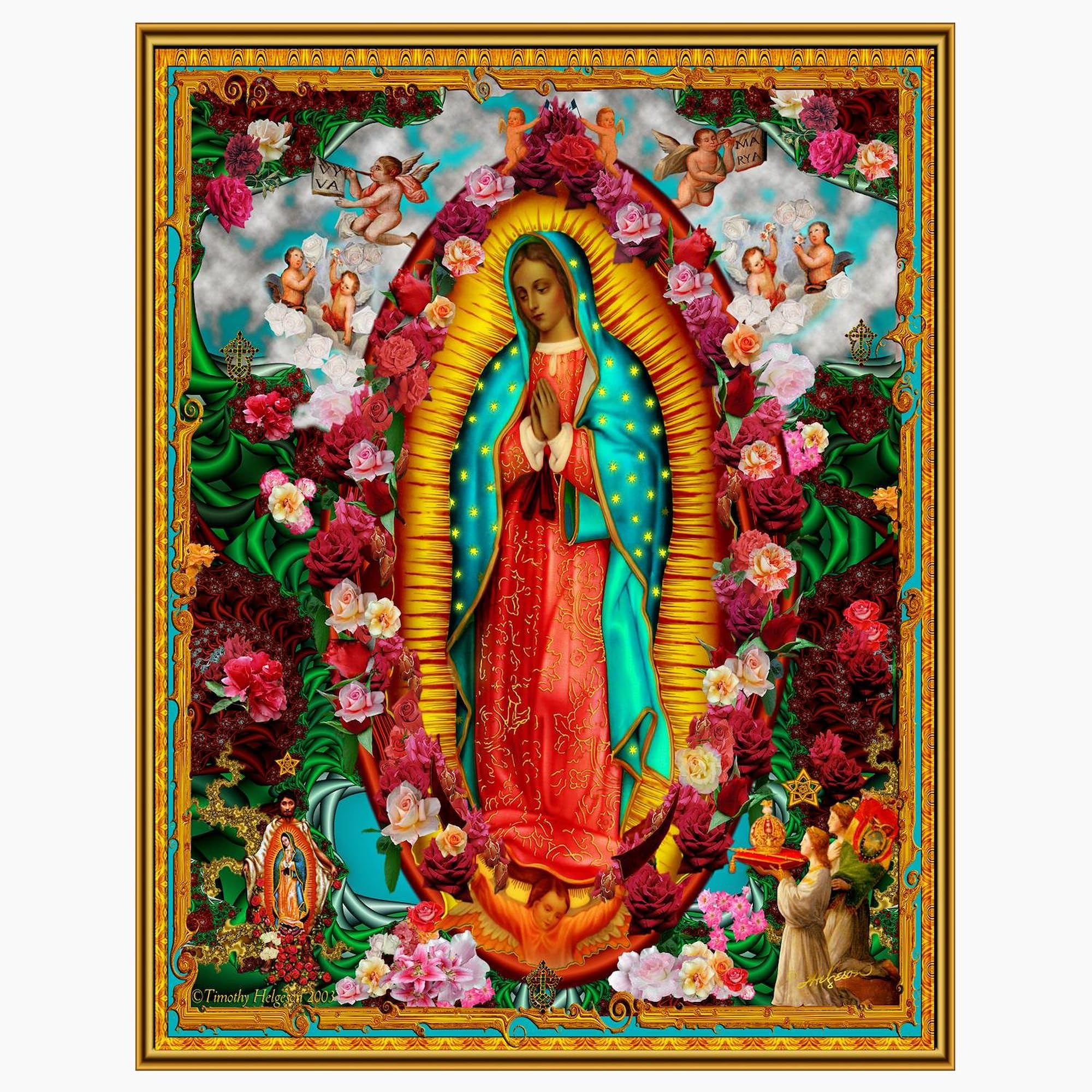 CafePress Our Lady Of Guadalupe Greeting Cards Greeting Card (20-pack), Note Card with Blank Inside, Birthday Card Matte