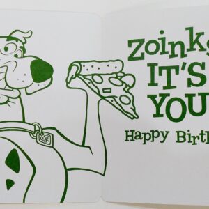 Scooby-Doo Happy Birthday Greeting Card"It's no mystery who the Coolest Birthday Kid around is"