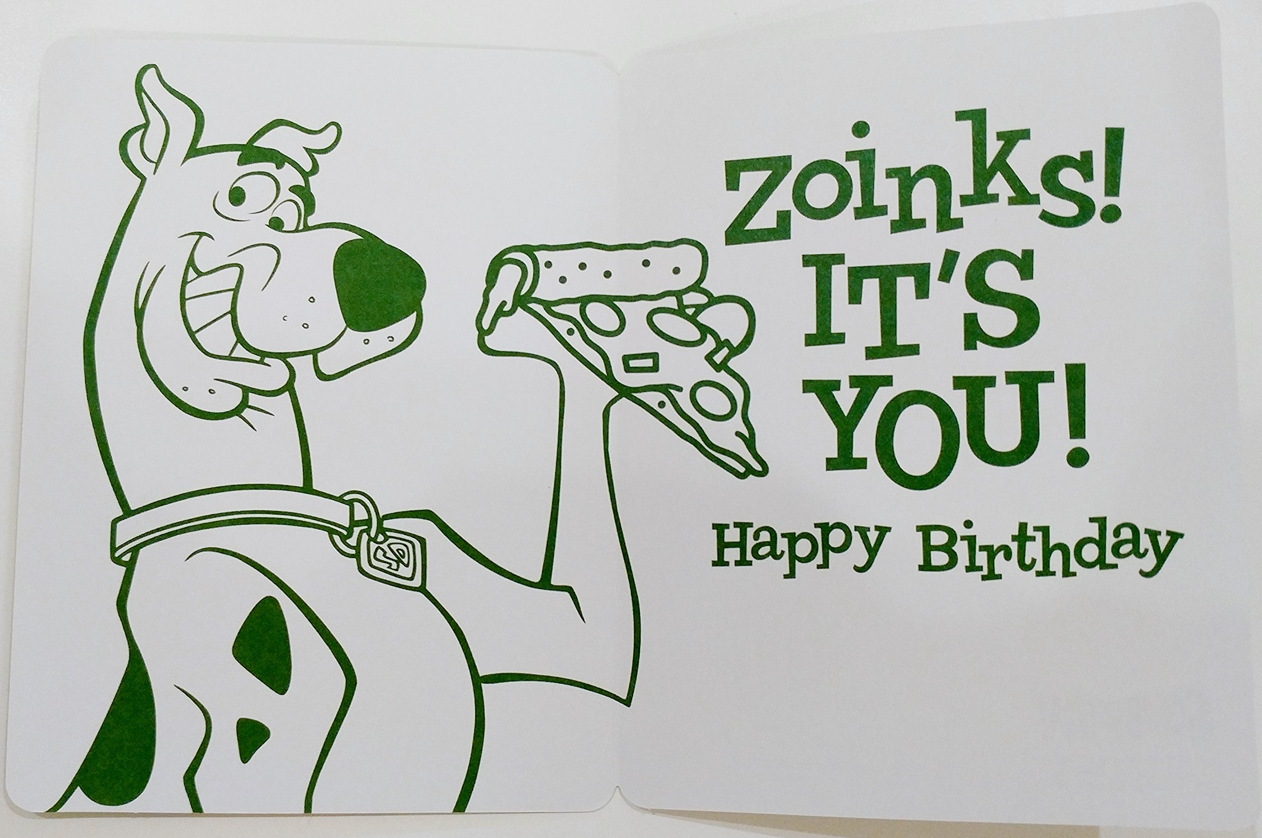 Scooby-Doo Happy Birthday Greeting Card"It's no mystery who the Coolest Birthday Kid around is"