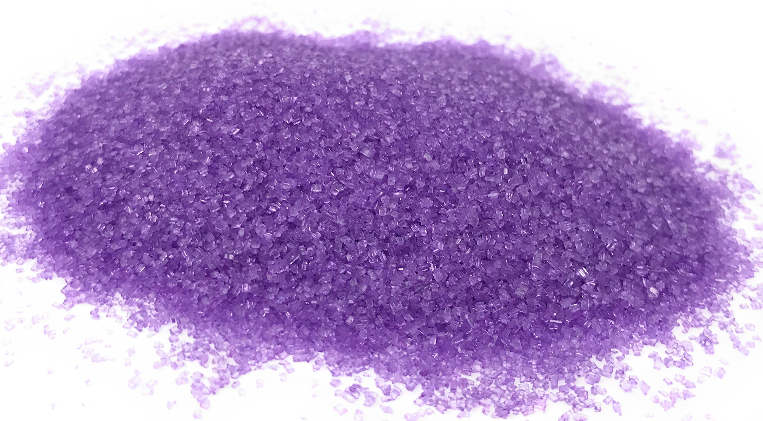 Snowy River Purple Cocktail Sugar - Kosher Certified Naturally Colored Purple Cocktail Rimmer (8oz, Medium Crystal)