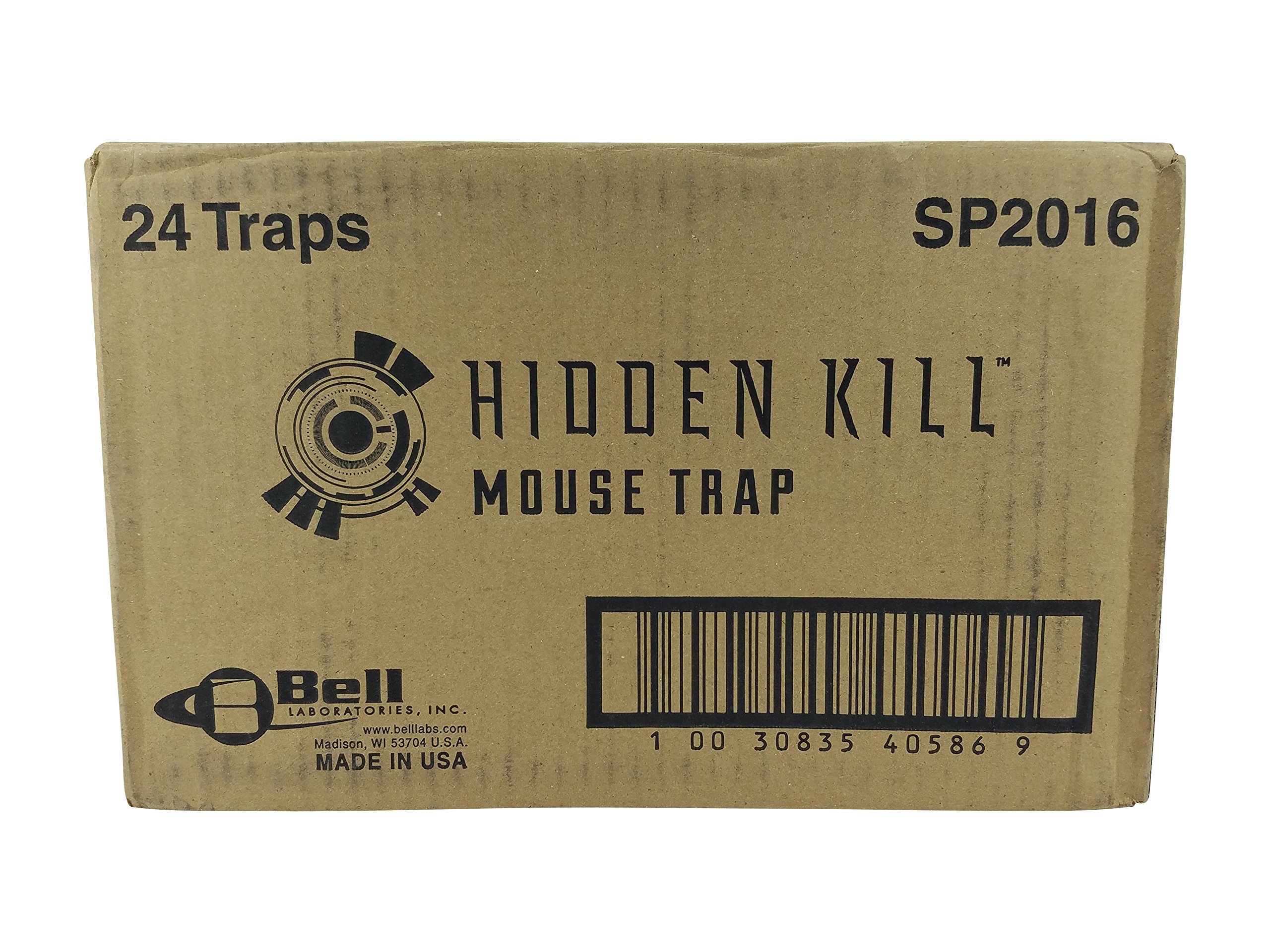 Trapper Hidden Kill Mouse Trap-1 case of 24n Traps