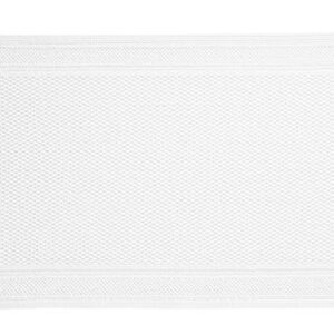 Kassatex 21x34, White Athens Rug, 21" x 34"