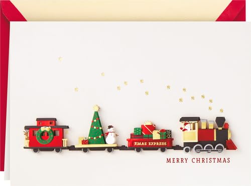 Hallmark Signature Christmas Card (Christmas Train)