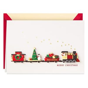 hallmark signature christmas card (christmas train)