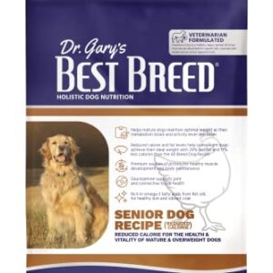 Best Breed Senior Dog Diet (Reduced Calorie) Made in USA [Natural Dry Dog Food] - 4lbs.