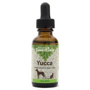 animal essentials yucca for dogs and cats - joint & digestive support, yucca root supplement, liquid drops, herbal extract - 1 fl oz