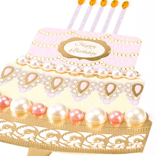 PAPYRUS Fabulous Pearl Birthday Cake Card