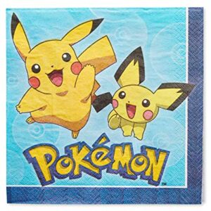 American Greetings Pokemon Party Supplies, Paper Lunch Napkins (48-Count)