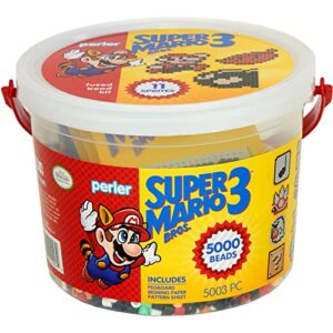 perler craft bead bucket activity kit, 5003 pcs, super mario brothers - 80-42947