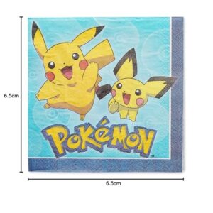 American Greetings Pokemon Party Supplies, Paper Lunch Napkins (48-Count)