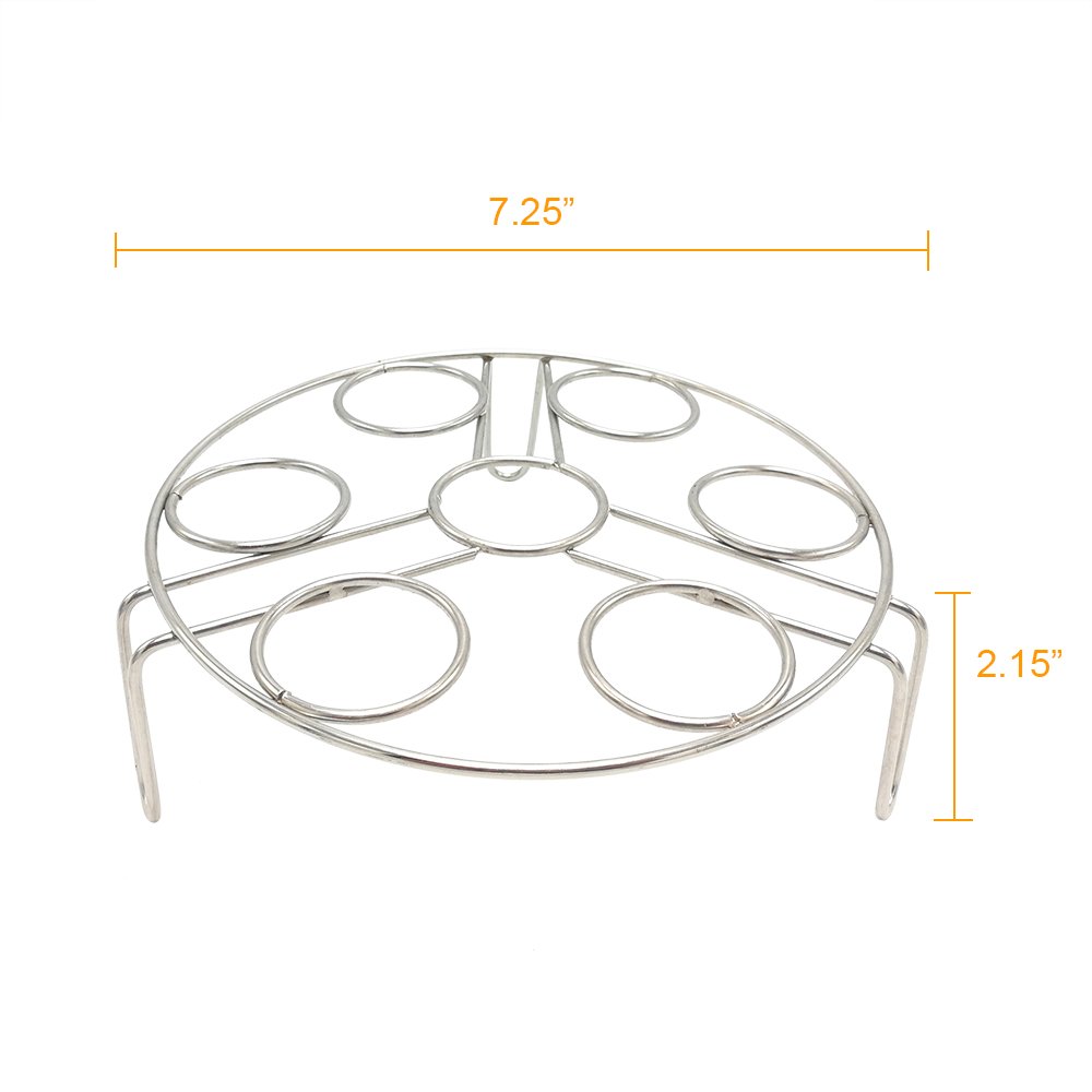 Egg Steamer Rack Alamic Egg Rack Steamer Trivet Basket Stand for Instant Pot Accessories and Pressure Cooker Accessories Stainless Steel Heavy Duty