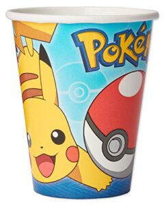 american greetings pokemon party supplies, 9 oz paper cups (32-count)