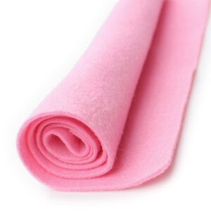 national nonwovens cotton candy pink - wool felt oversized sheet - 35% wool blend - 1 12x18 inch sheet