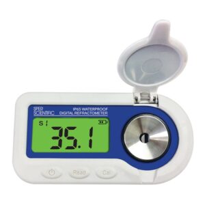 sper scientific 300060 waterproof digital refractometer brix 0 to 95%