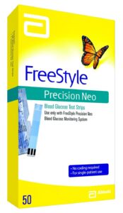 freestyle precision neo blood glucose test strips, 0.073 pound